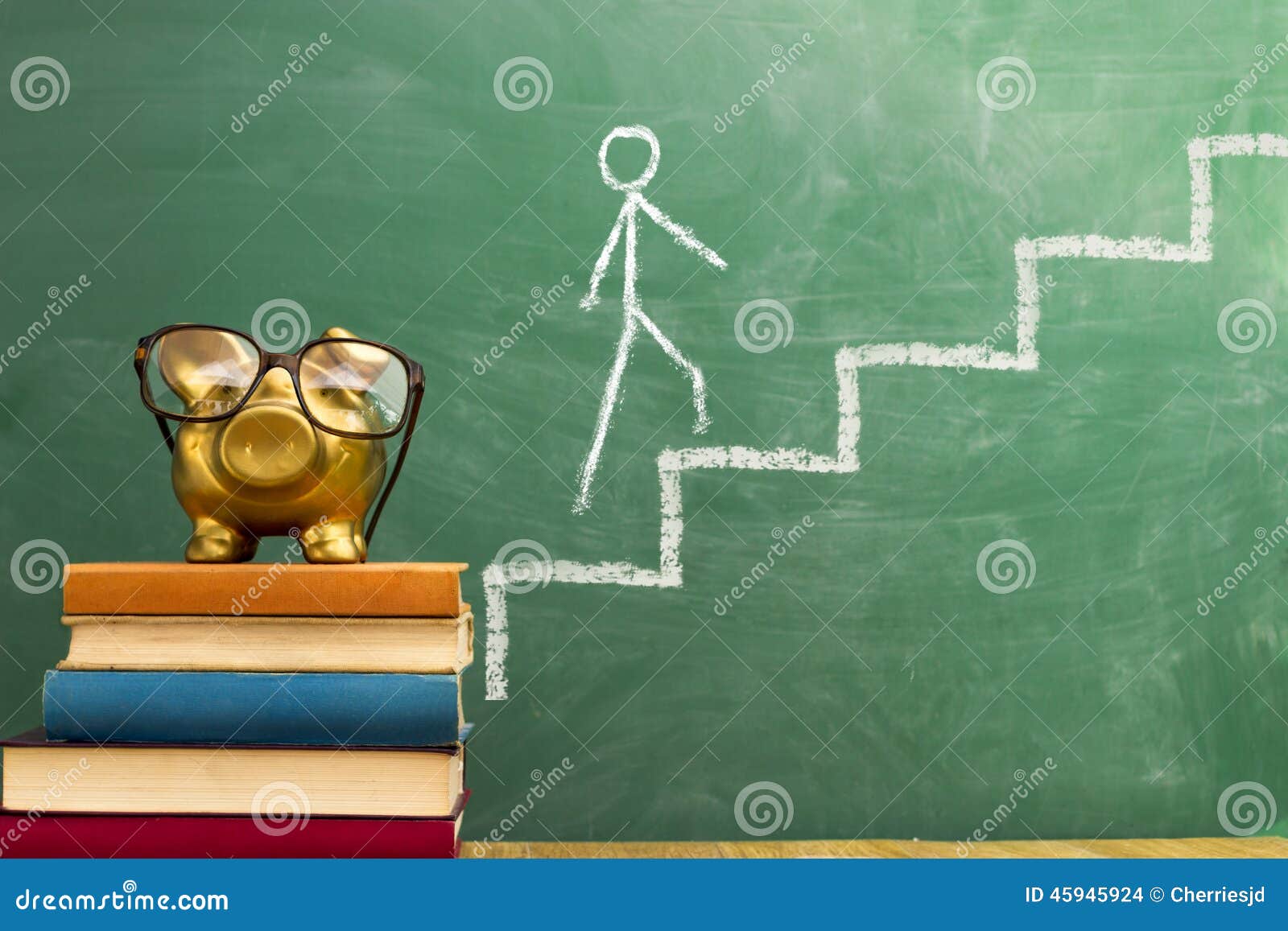 Progresso di conoscenza fotografia stock. Immagine di concetto - 45945924