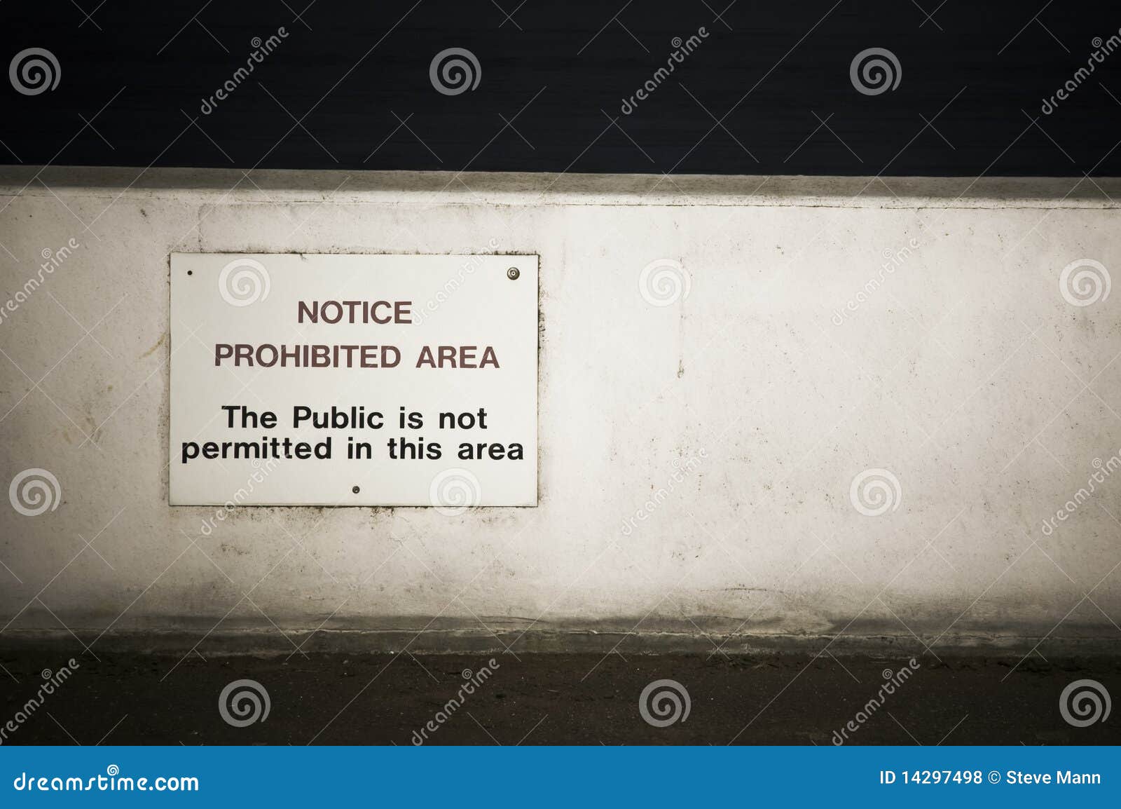 Prohibited area stock photo. Image of trespass, notice - 14297498