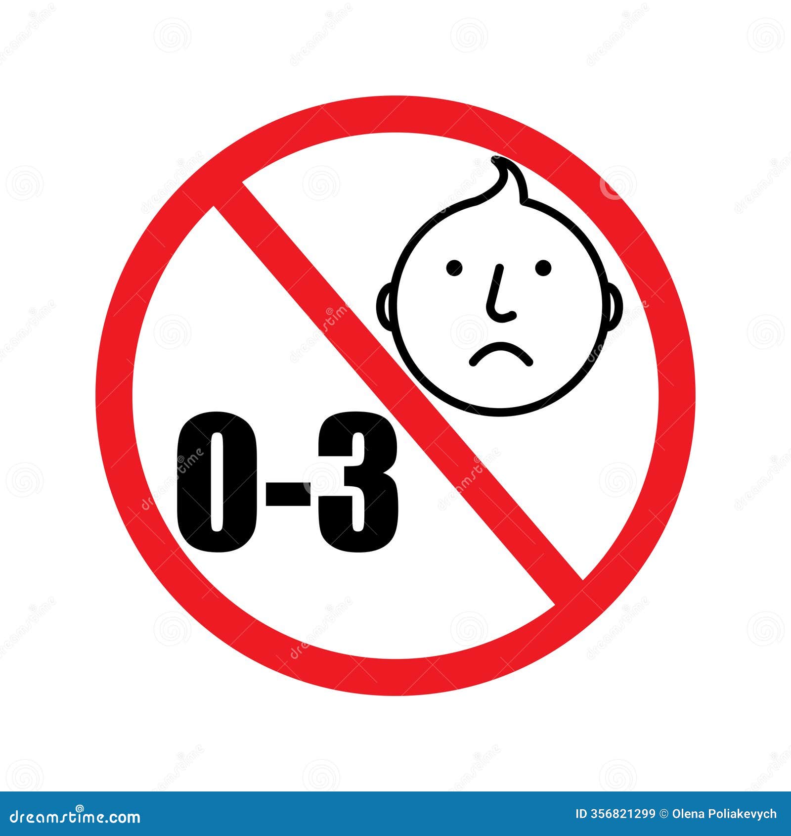 Restriction Sign, Red Stop Sign Icon With Gradient. No Sign, Red Warning, Danger Or Prohibition ...