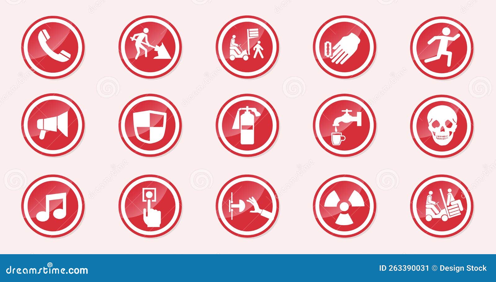 Prohibited Symbol Set Vector Stock Illustration - Illustration of sign ...