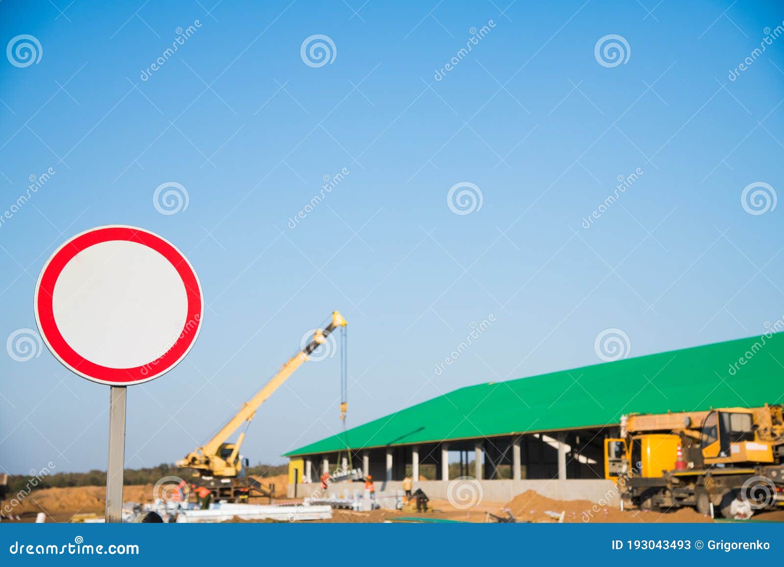 Prohibiting road signs stock image. Image of caution - 193043493
