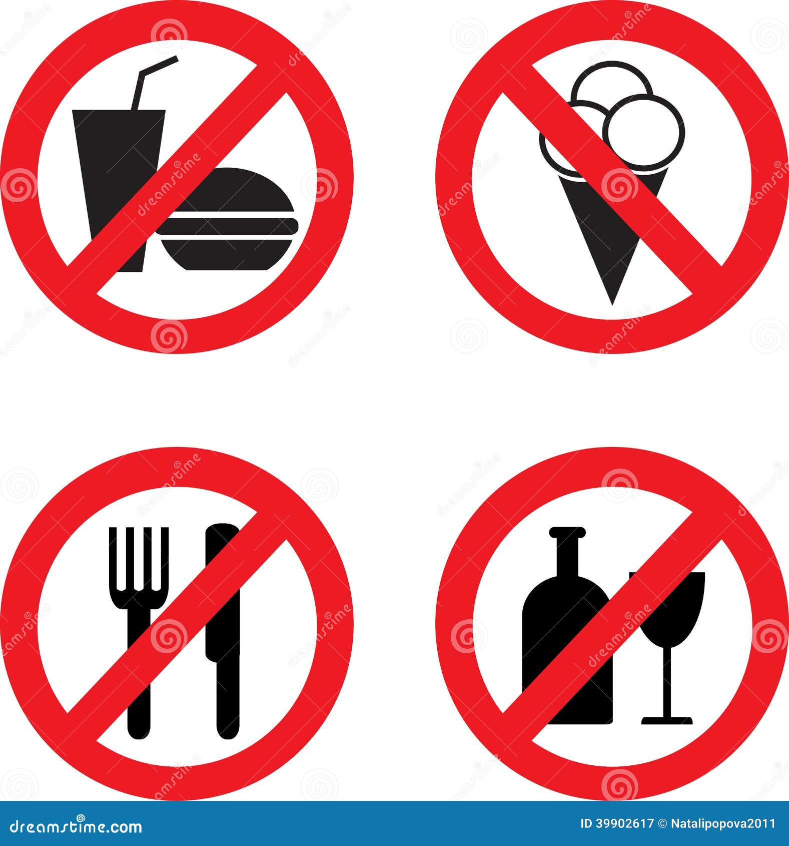 Prohibiting vector icons stock vector. Illustration of vector - 39902617