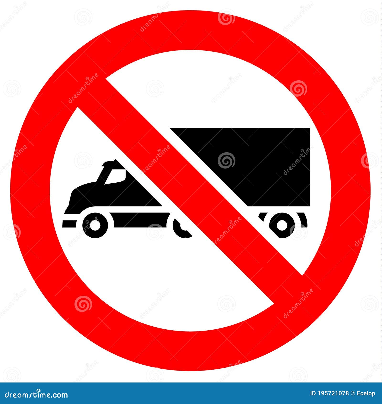 Prohibition red sign stock vector. Illustration of prohibitive - 195721078