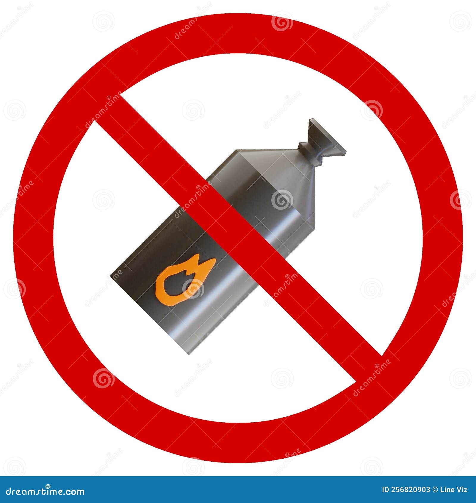 No Firecrackers Prohibition Sign In Red Circle Cartoon Vector ...