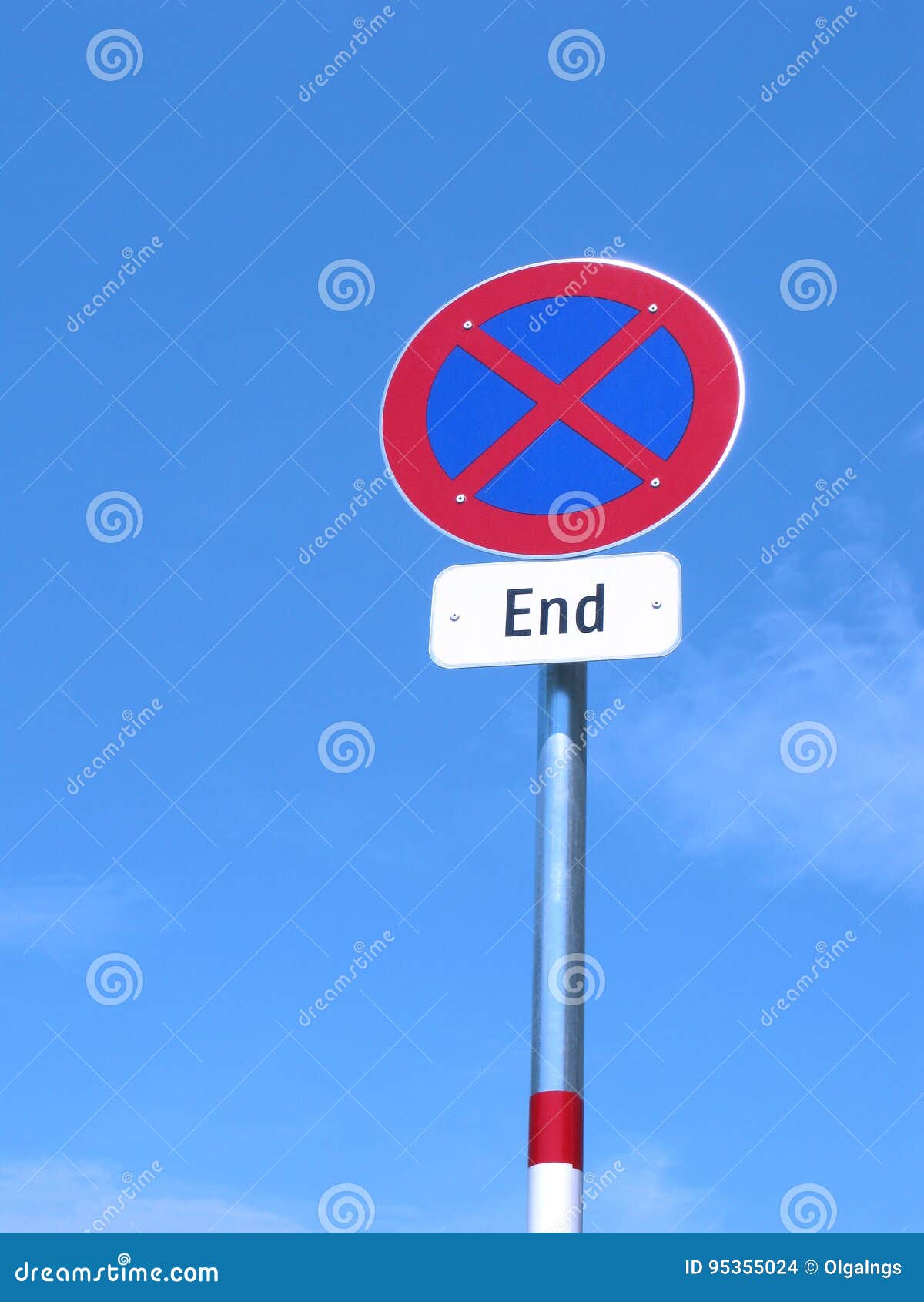 Prohibition sign of stop stock photo. Image of cross - 95355024