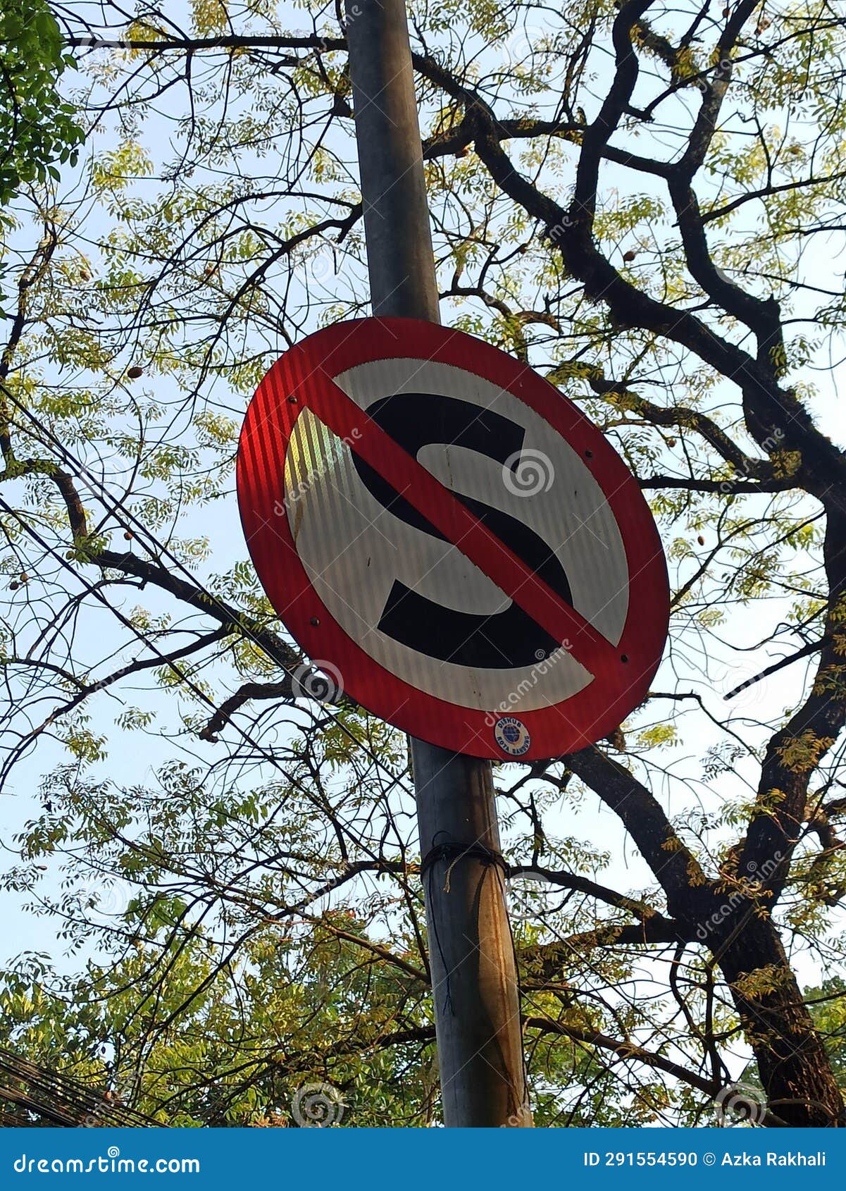 Prohibition Stop Sign with Reflected Light Stock Photo - Image of iron ...