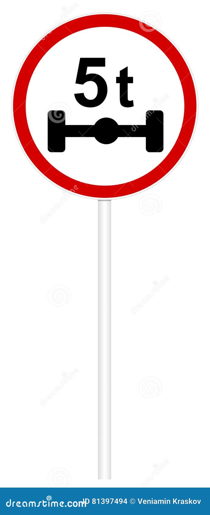 Prohibitory Traffic Sign Load Limit Stock Illustrations – 13 ...