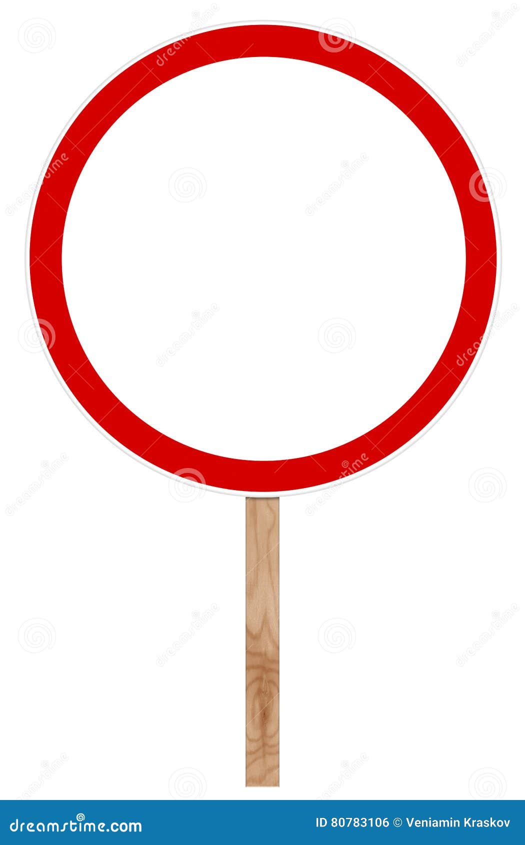 Prohibitory Traffic Sign - Movement Prohibition Stock Photo - Image of ...