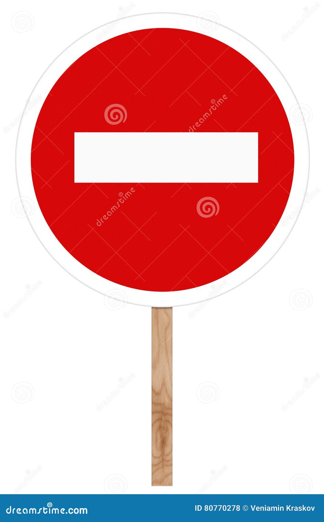 Reflective No Entry Sign Stock Photography | CartoonDealer.com #9318308