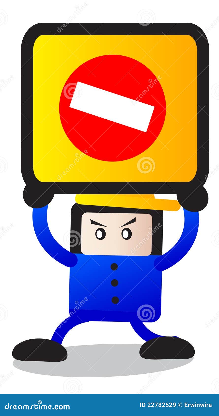 Proibido ilustração do vetor. Ilustração de proibido - 22782529