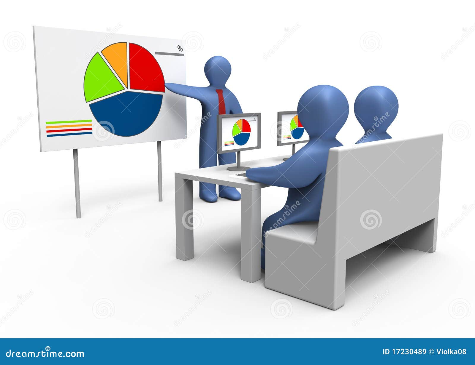 Project stock illustration. Illustration of chair, corporate - 17230489