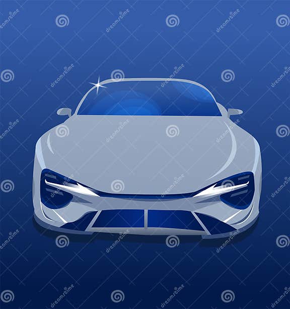 Luxury Car Vector Illustration Eps Manually Created Stock Vector ...