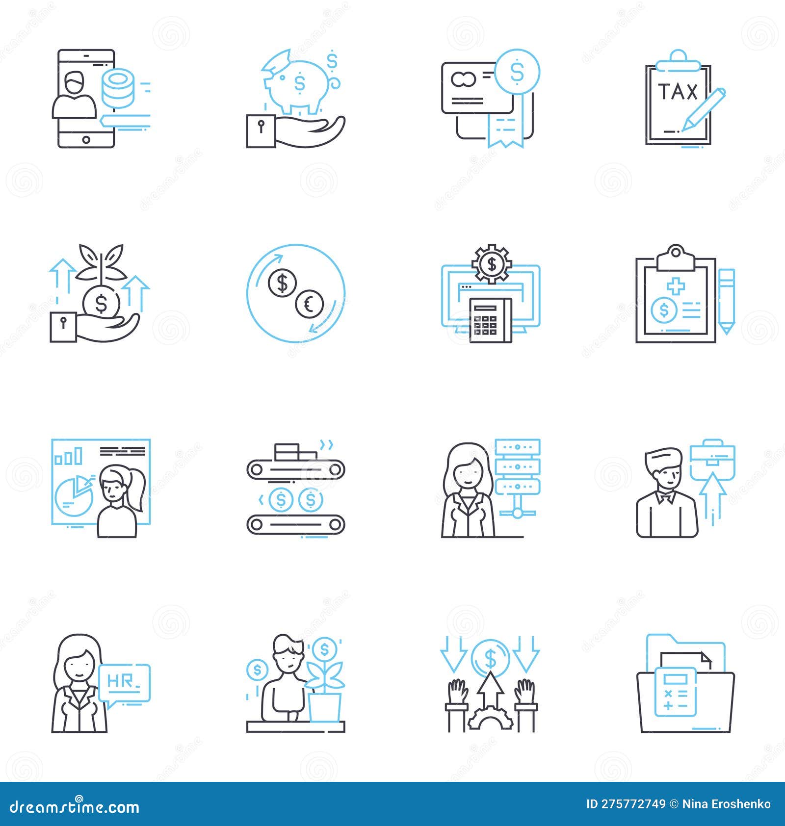 Performance Tracking Line Icons Collection. Metrics, Analytics ... Performance Tracking Line Icons Collection. Metrics, Analytics ...