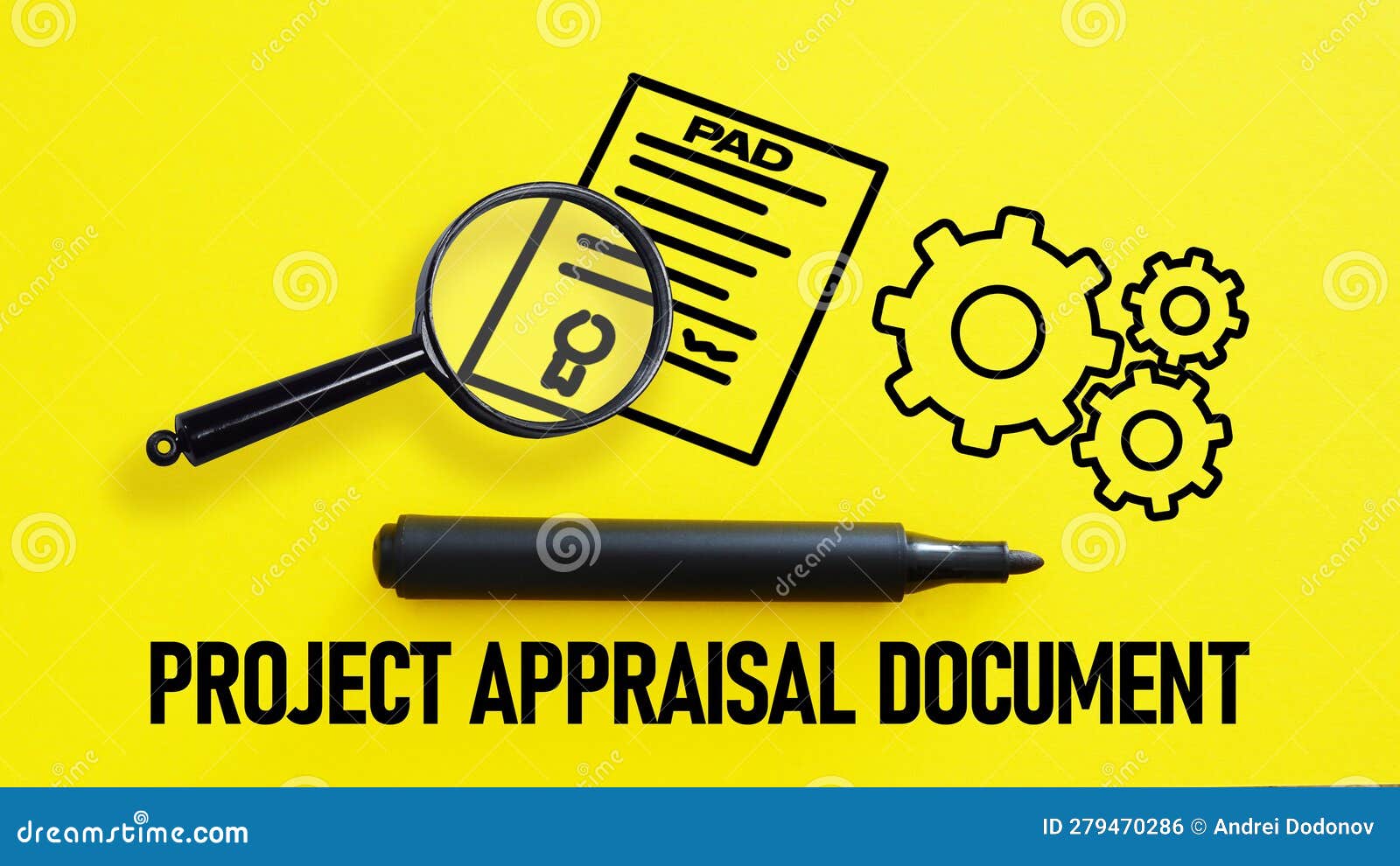 Project Appraisal Document PAD is Shown Using the Text Stock Photo ...