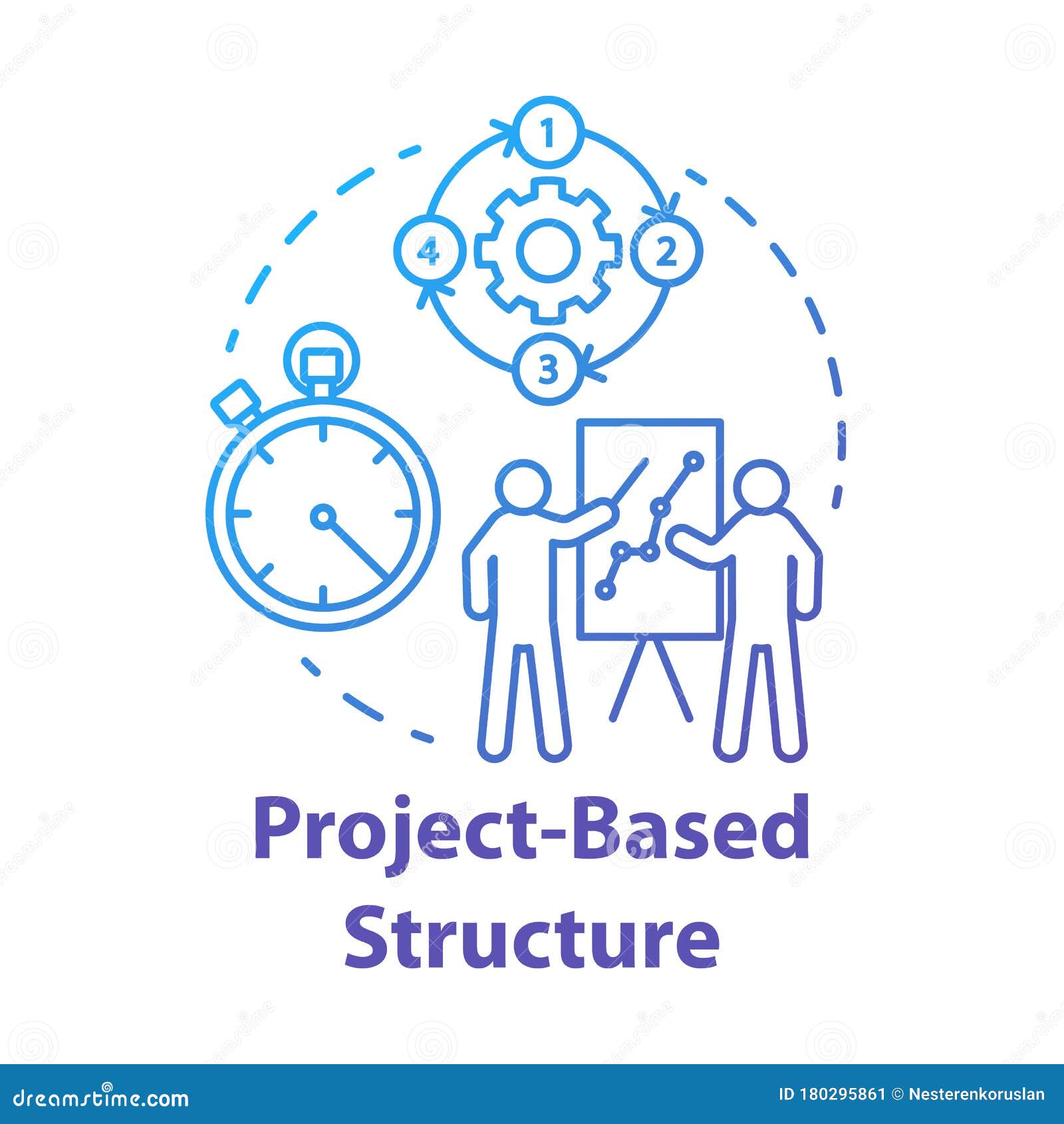 Project Base Structure Concept Icon. Corporate Training, Business ...