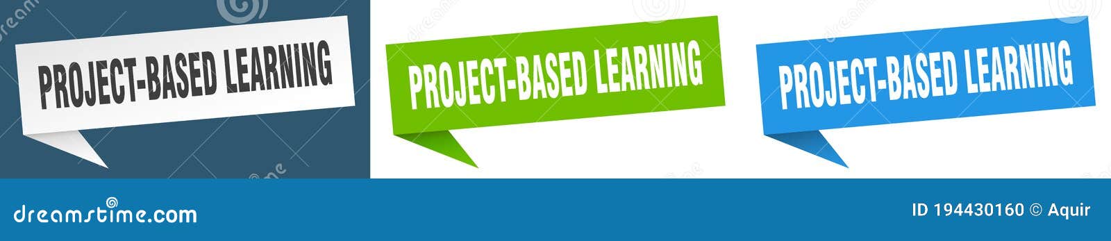Project-based Learning Banner. Project-based Learning Speech Bubble ...