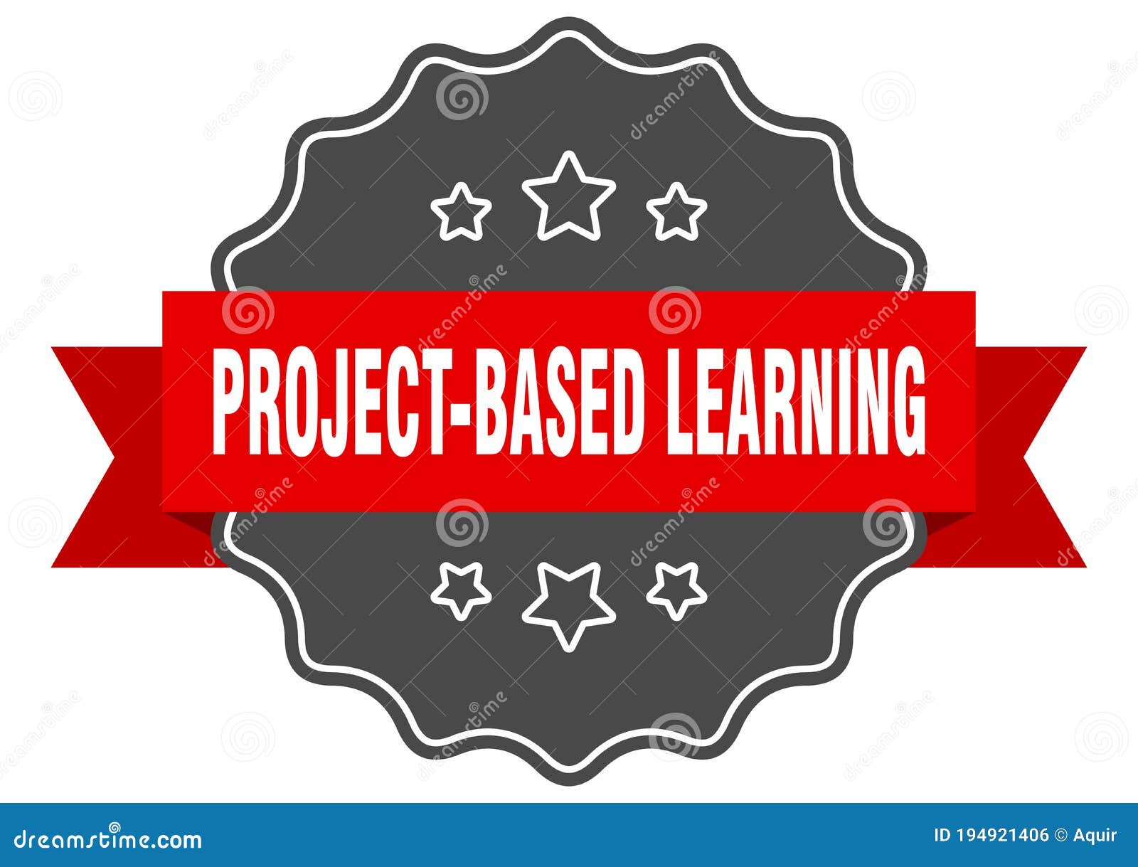 Project-based Learning Label Stock Vector - Illustration of circle ...