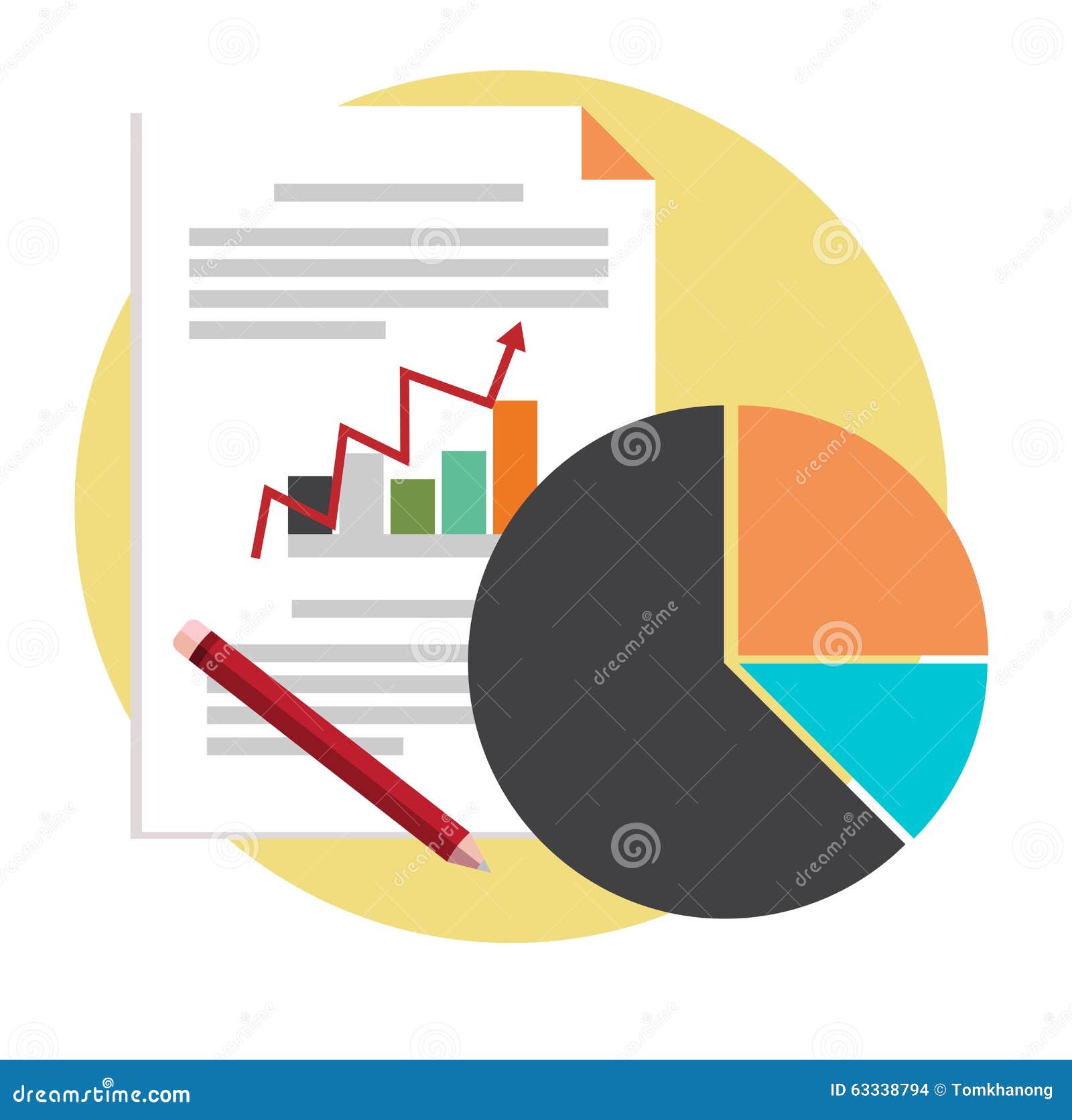 Project Business Concept Vector Design Stock Vector - Illustration of ...