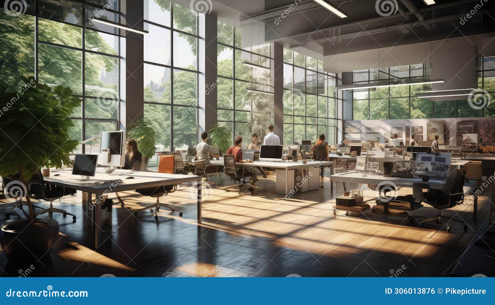 Project Busy Architect Office Stock Illustration - Illustration of ...