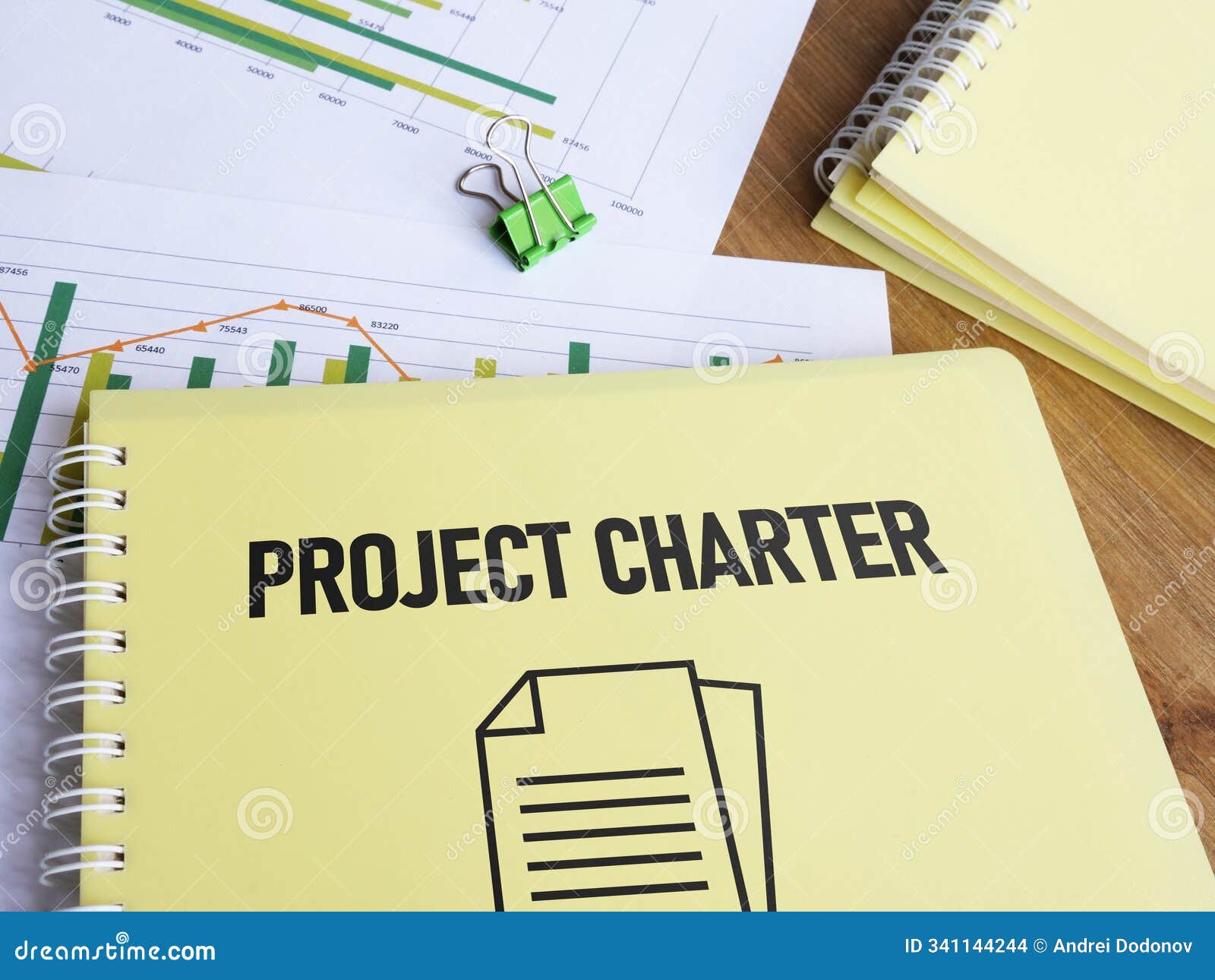 Project Charter is Shown Using the Text Stock Photo - Image of method ...