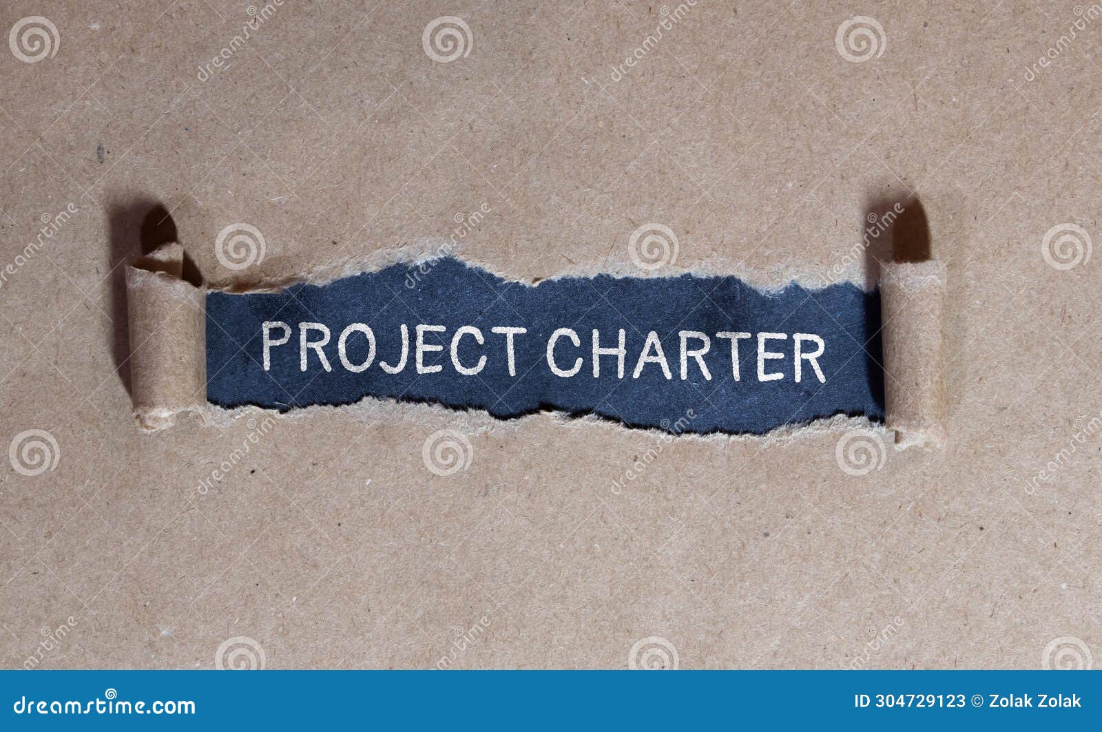 Project Charter On White Paper Royalty-Free Stock Image | CartoonDealer ...