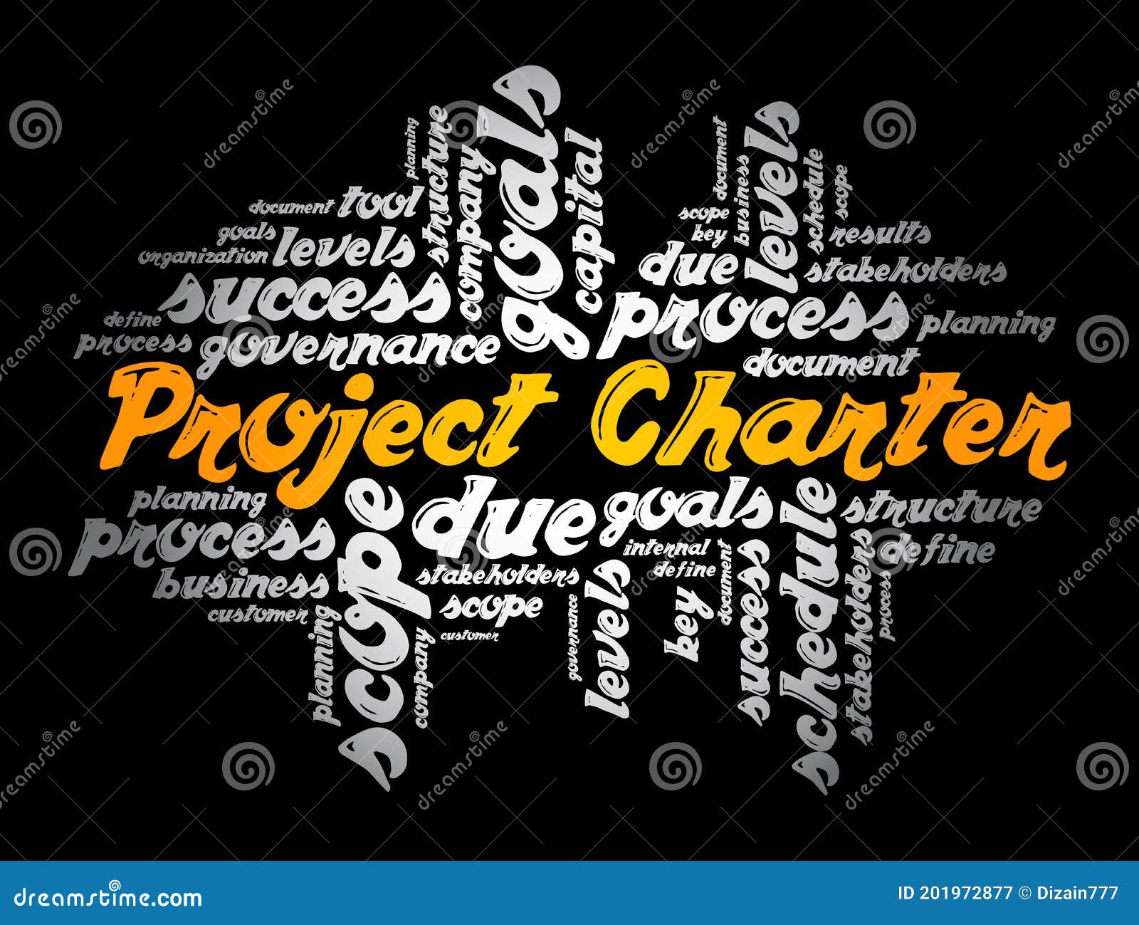 Project Charter Word Cloud Collage Royalty-Free Stock Photo ...