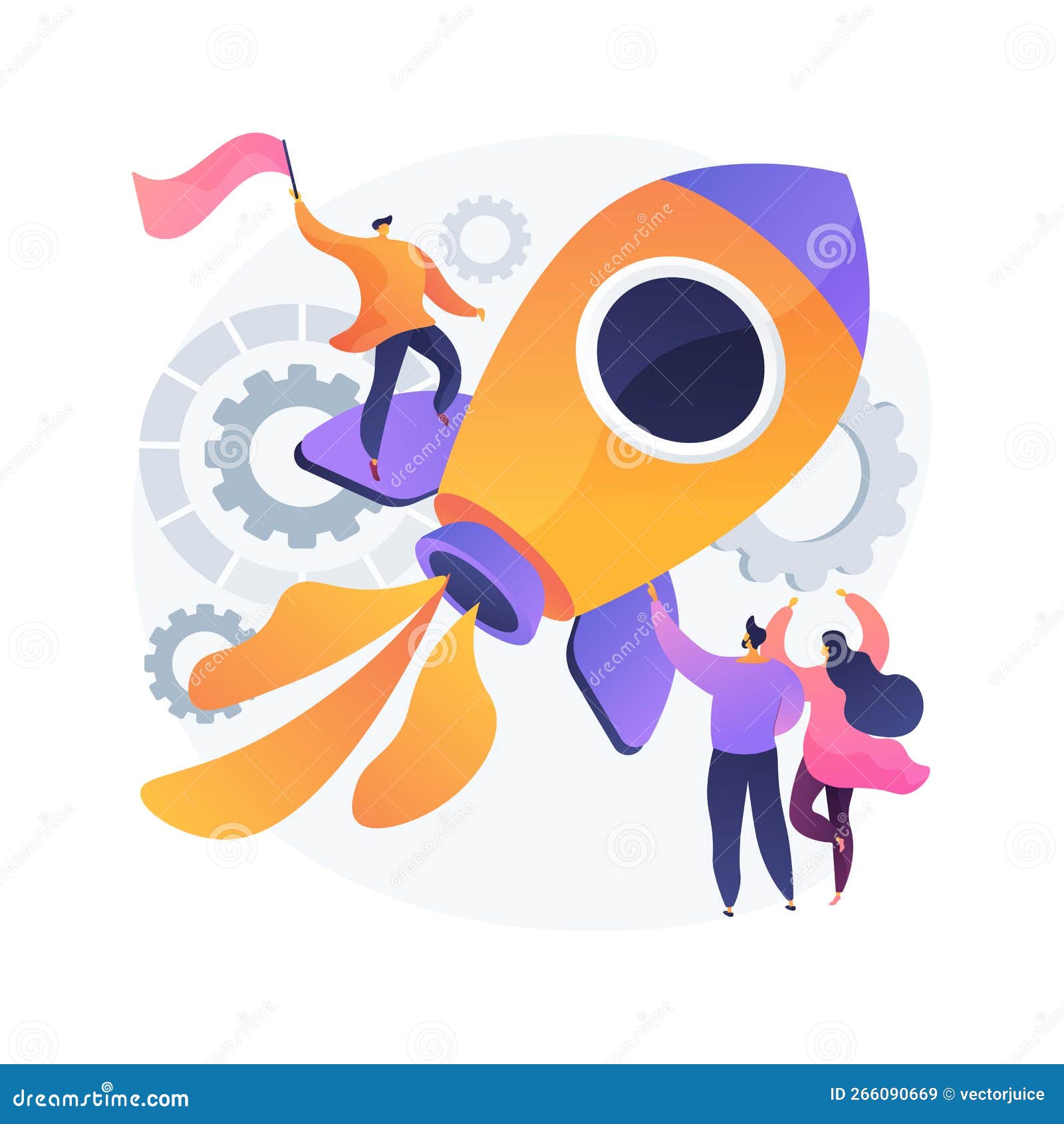 Project Closure Abstract Concept Vector Illustration Stock Vector ...