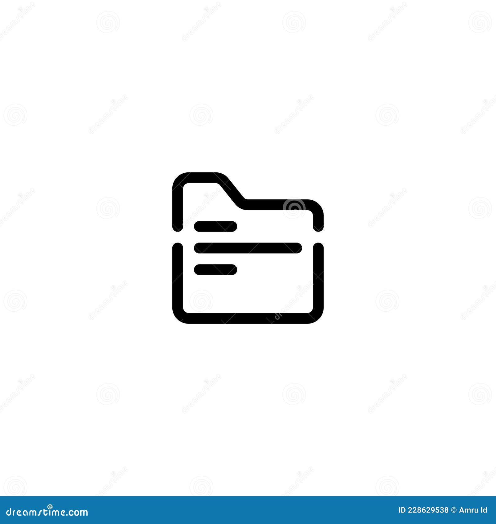 Project Data File Outline Icon, Logo, and Illustration Stock Vector ...