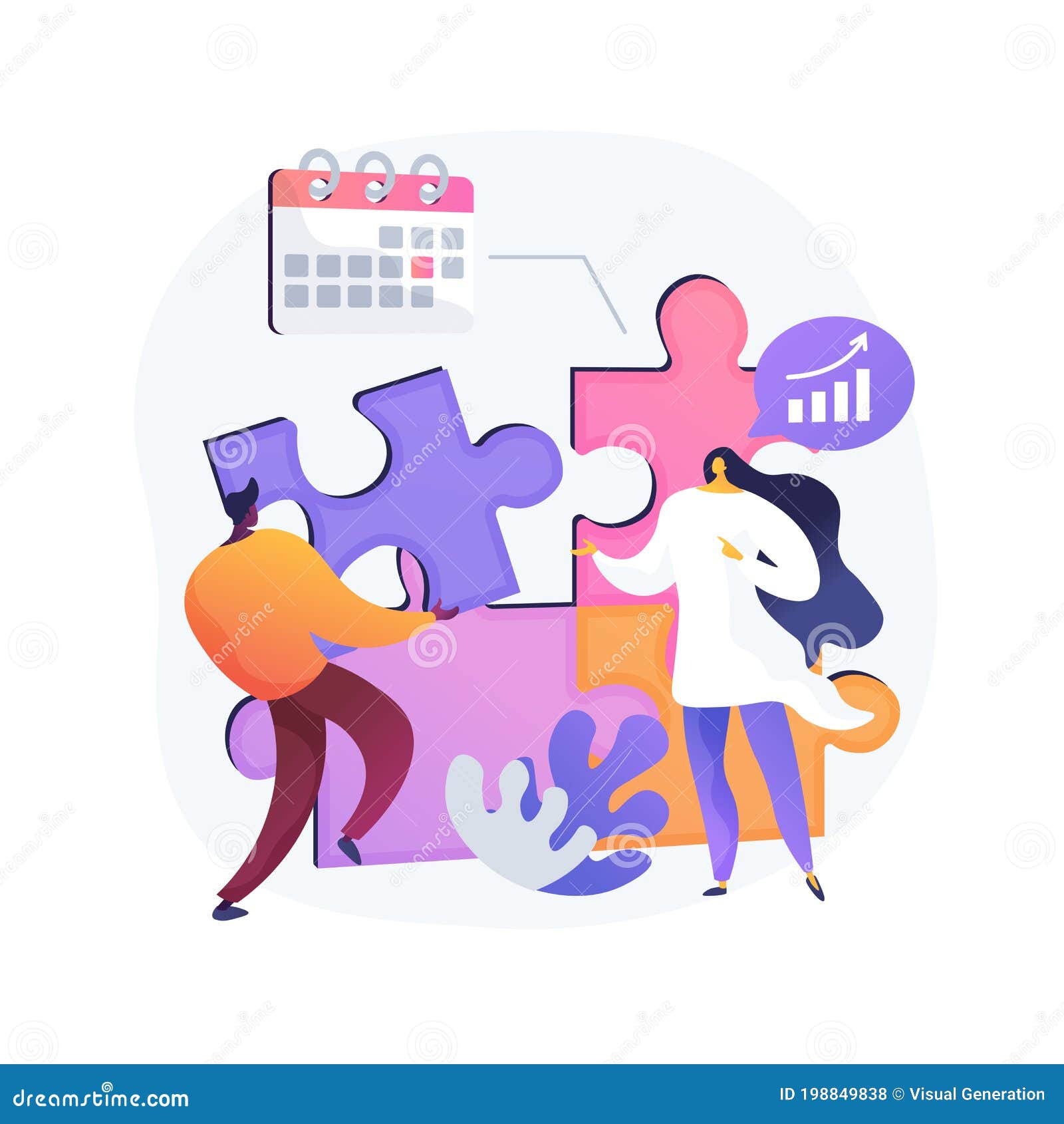 Project Delivery Abstract Concept Vector Illustration. Stock Vector ...