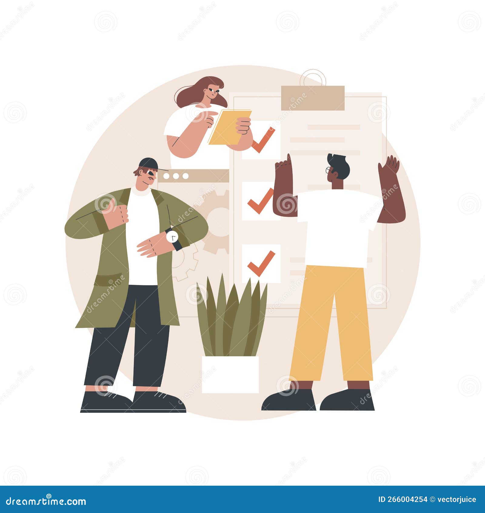 Project Delivery Abstract Concept Vector Illustration Stock Vector ...