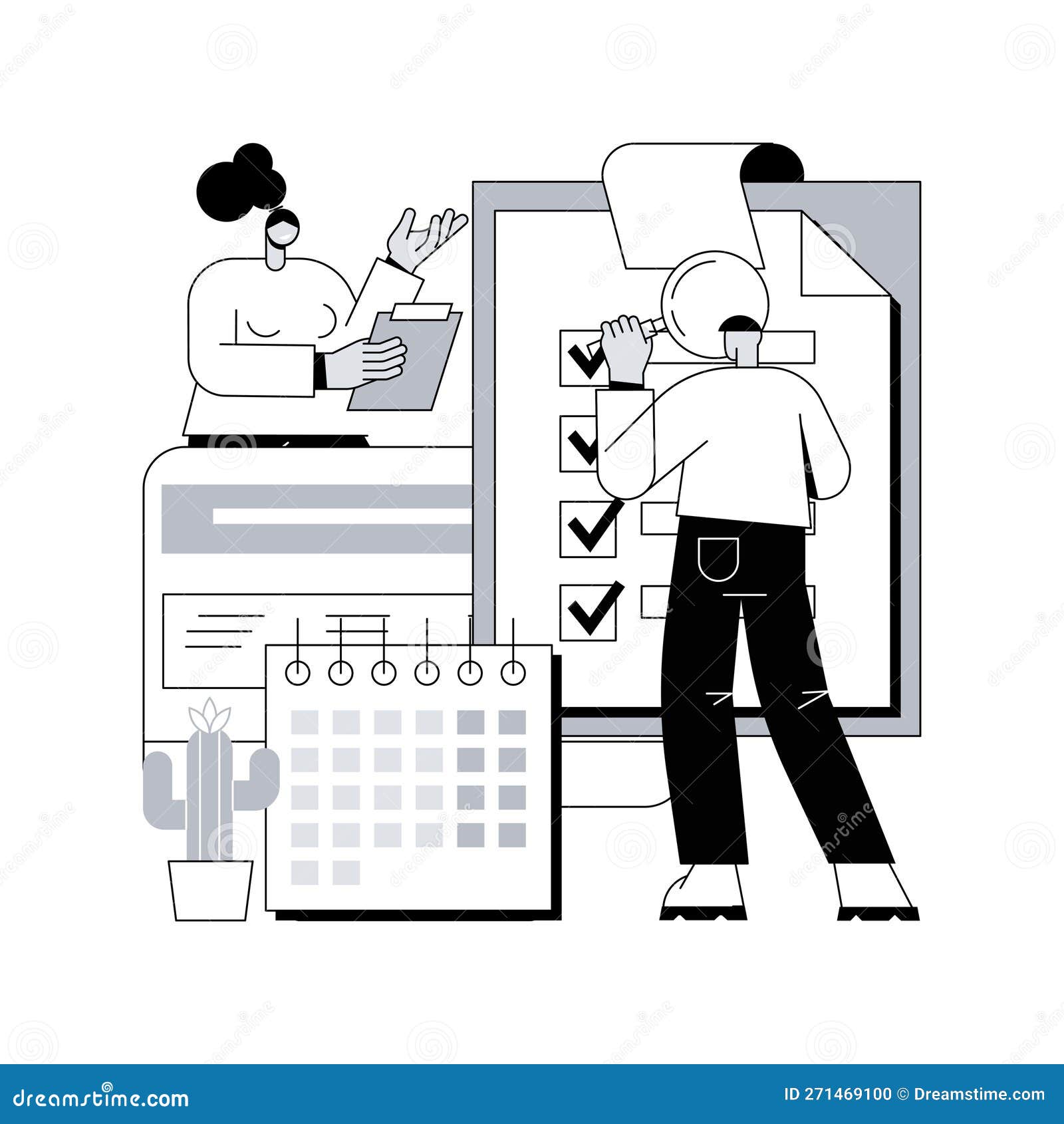 Project Delivery Abstract Concept Vector Illustration. Stock Vector ...