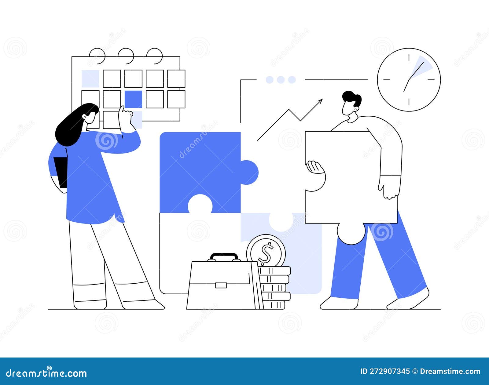 Project Delivery Abstract Concept Vector Illustration. Stock Vector ...