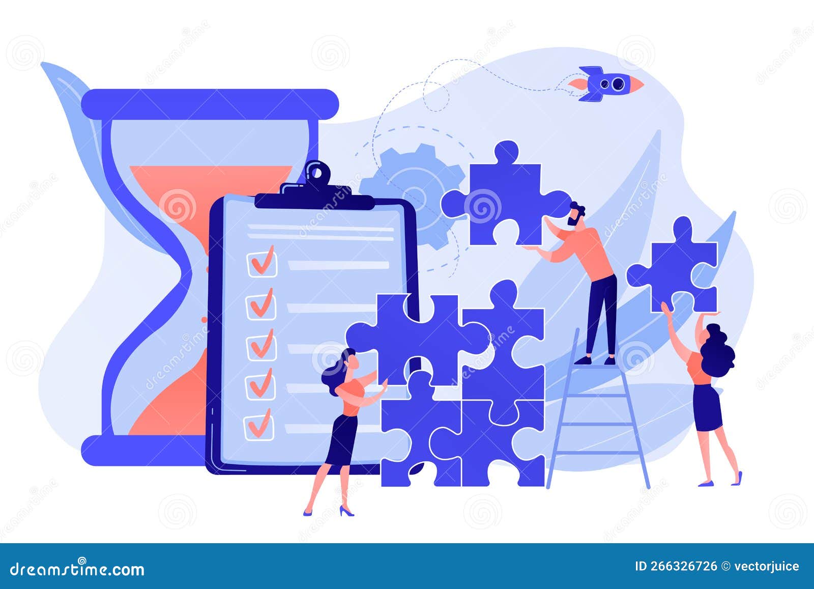 Project Delivery Concept Vector Illustration Stock Vector ...