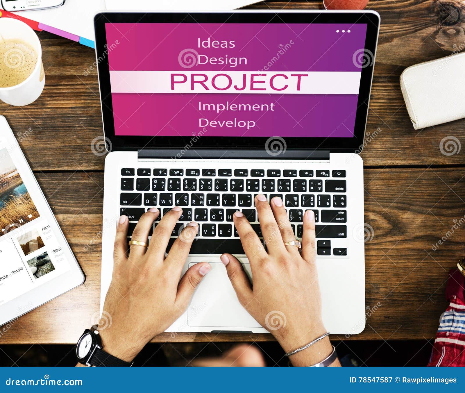 Project Design Implement Development Concept Stock Image - Image of ...