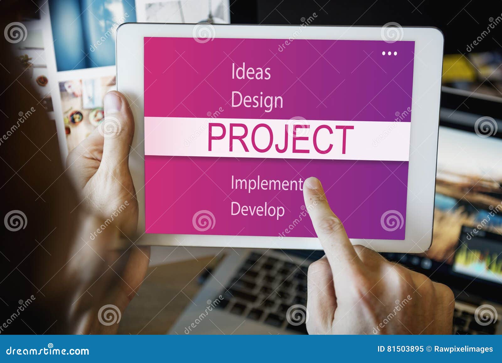 Project Design Implement Development Concept Stock Image - Image of ...