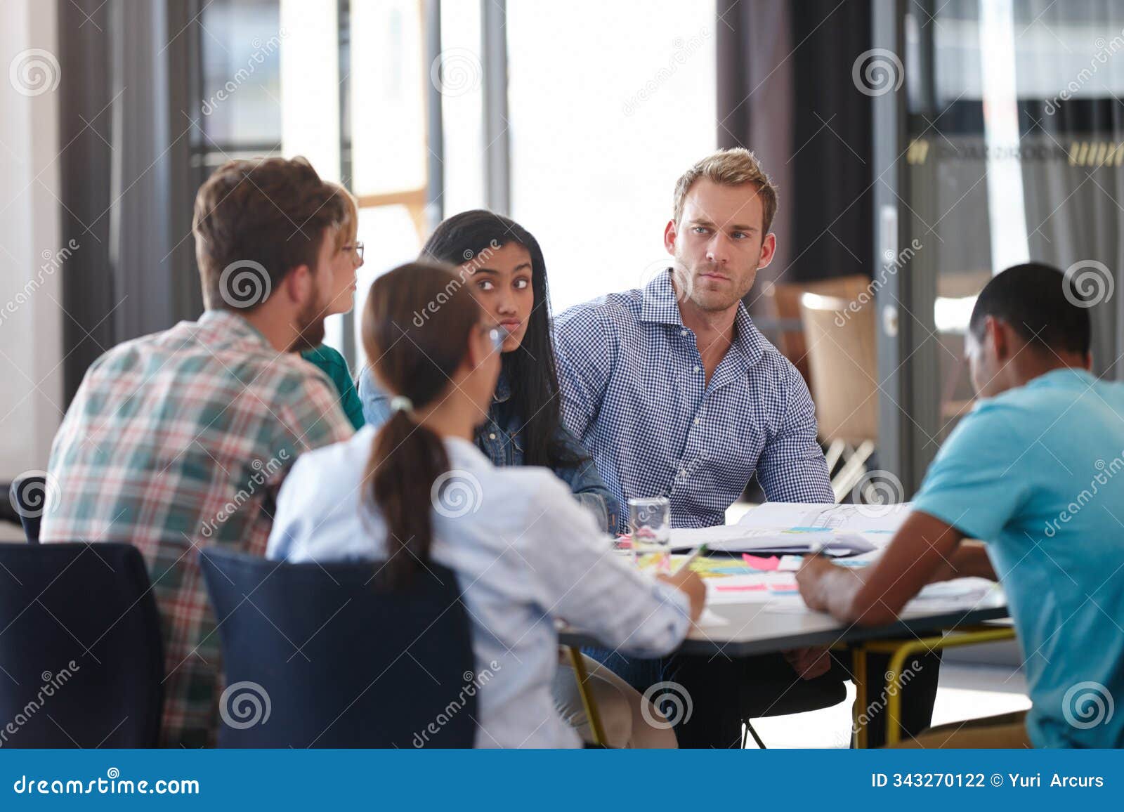 Project, Designers or People in Meeting for Planning, Development or ...