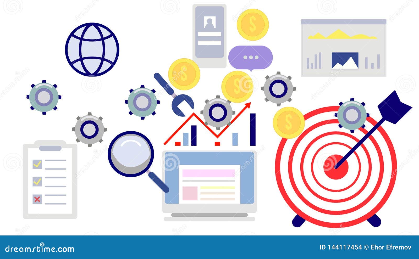 Project Development for Business Stock Vector - Illustration of ...