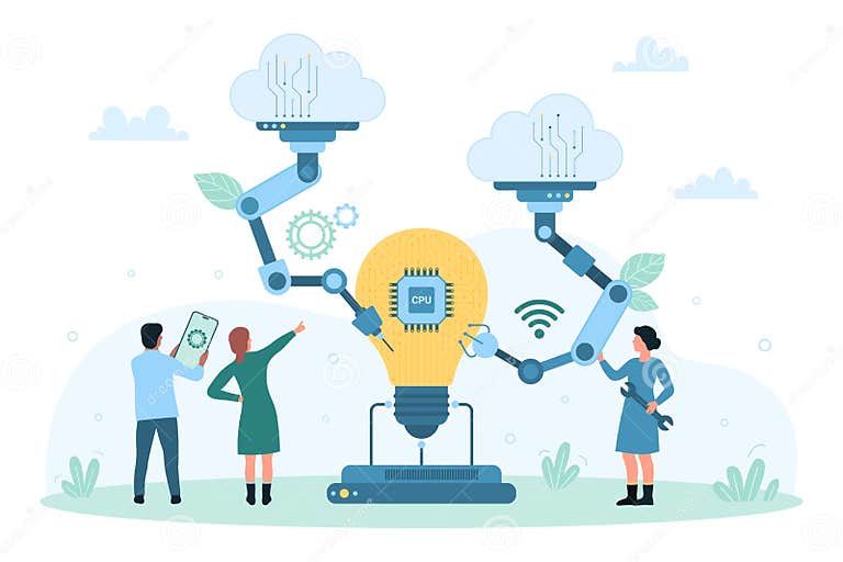 Project Development, Tiny People Use Machines To Produce and Develop ...