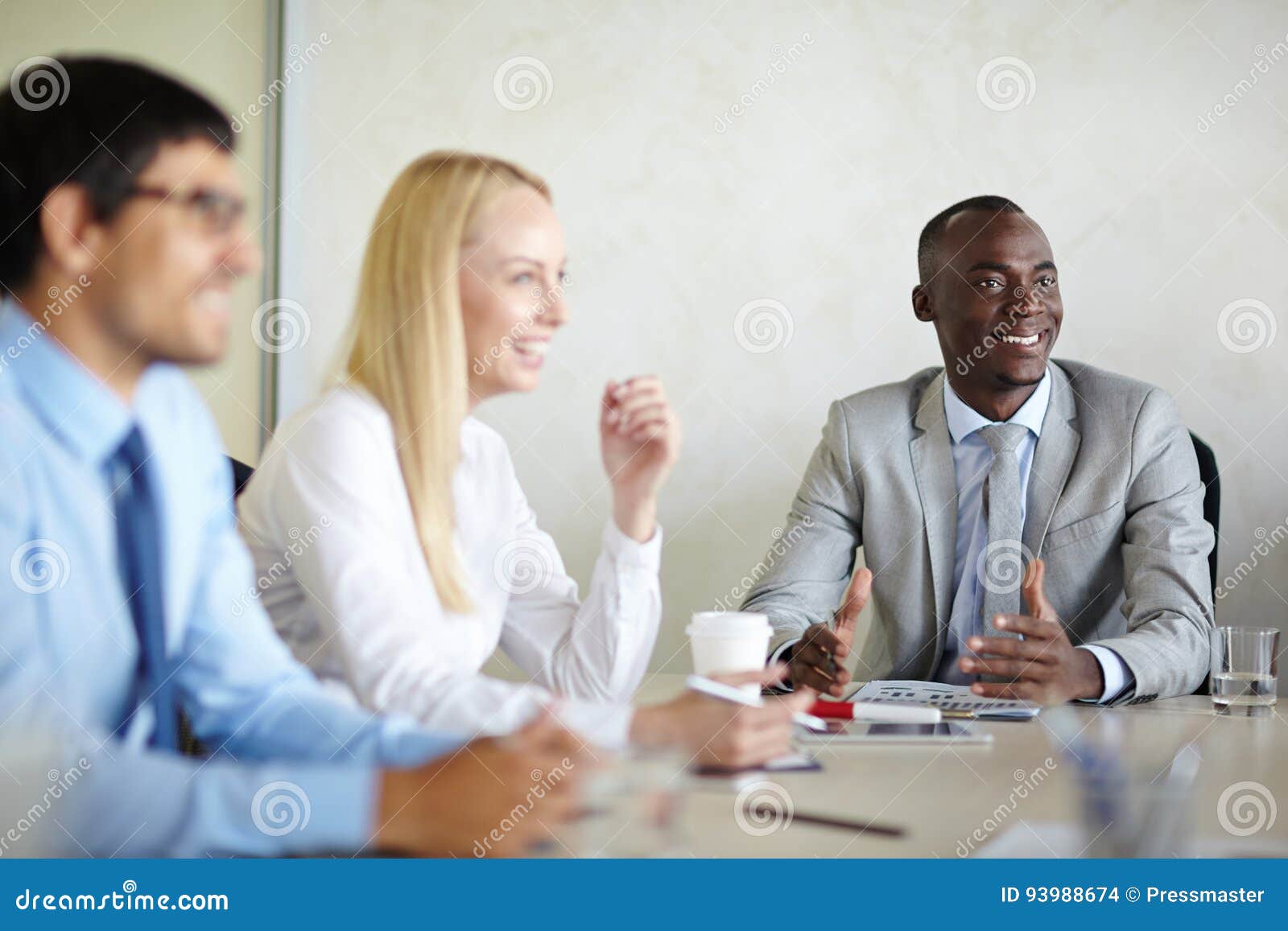 Project Discussion in Board Room Stock Photo - Image of businesswoman ...