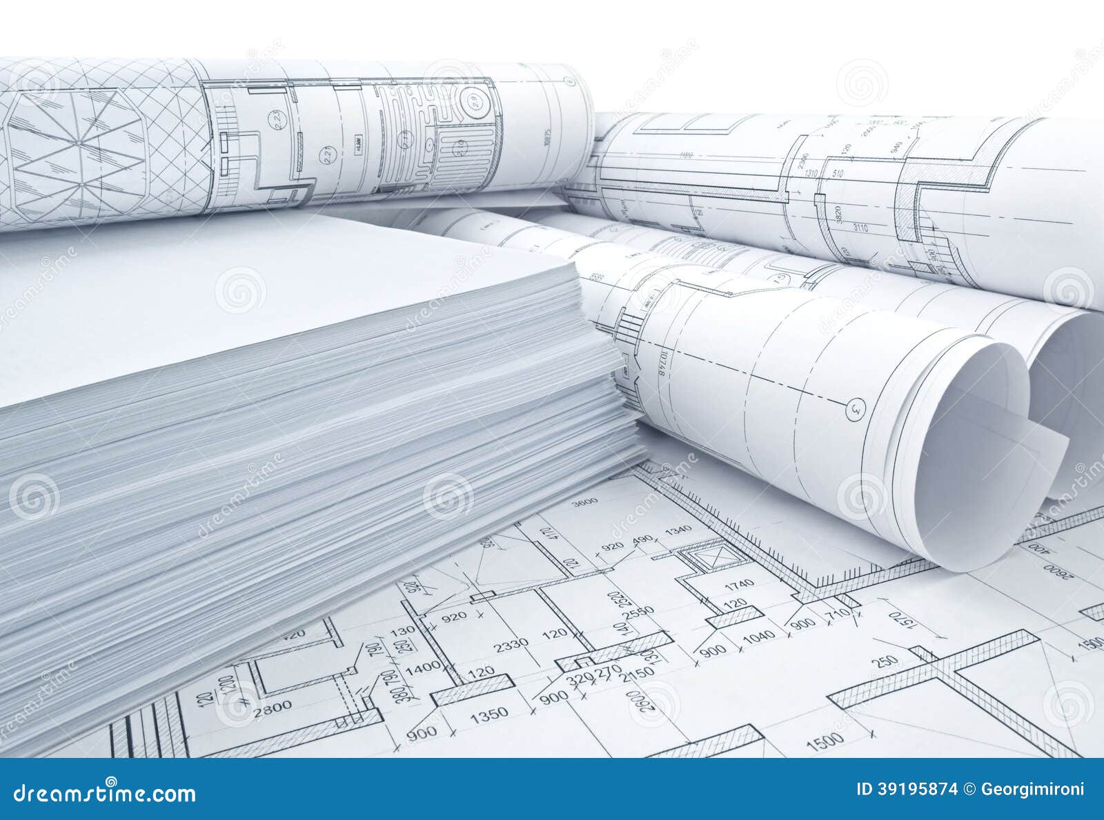 Project drawings stock photo. Image of graphic, line - 39195874