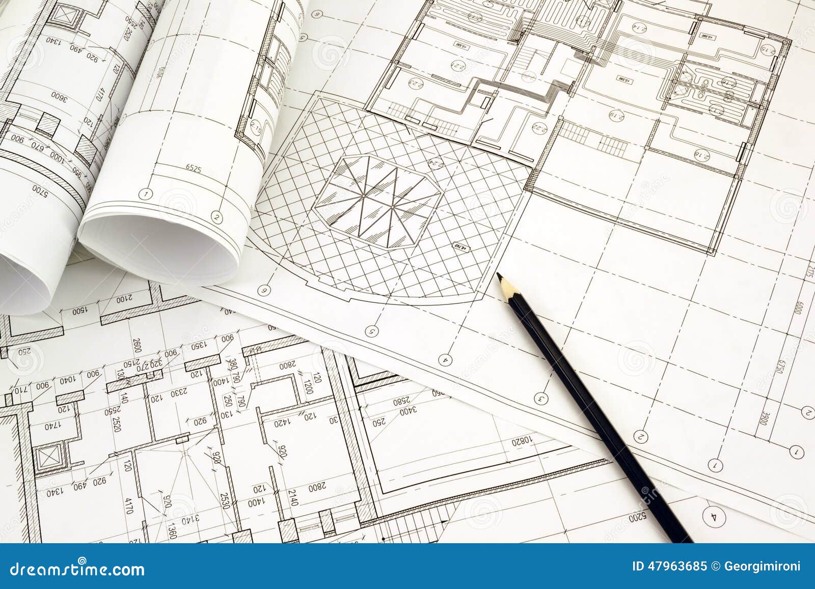 Project drawings stock image. Image of concepts, draw - 47963685