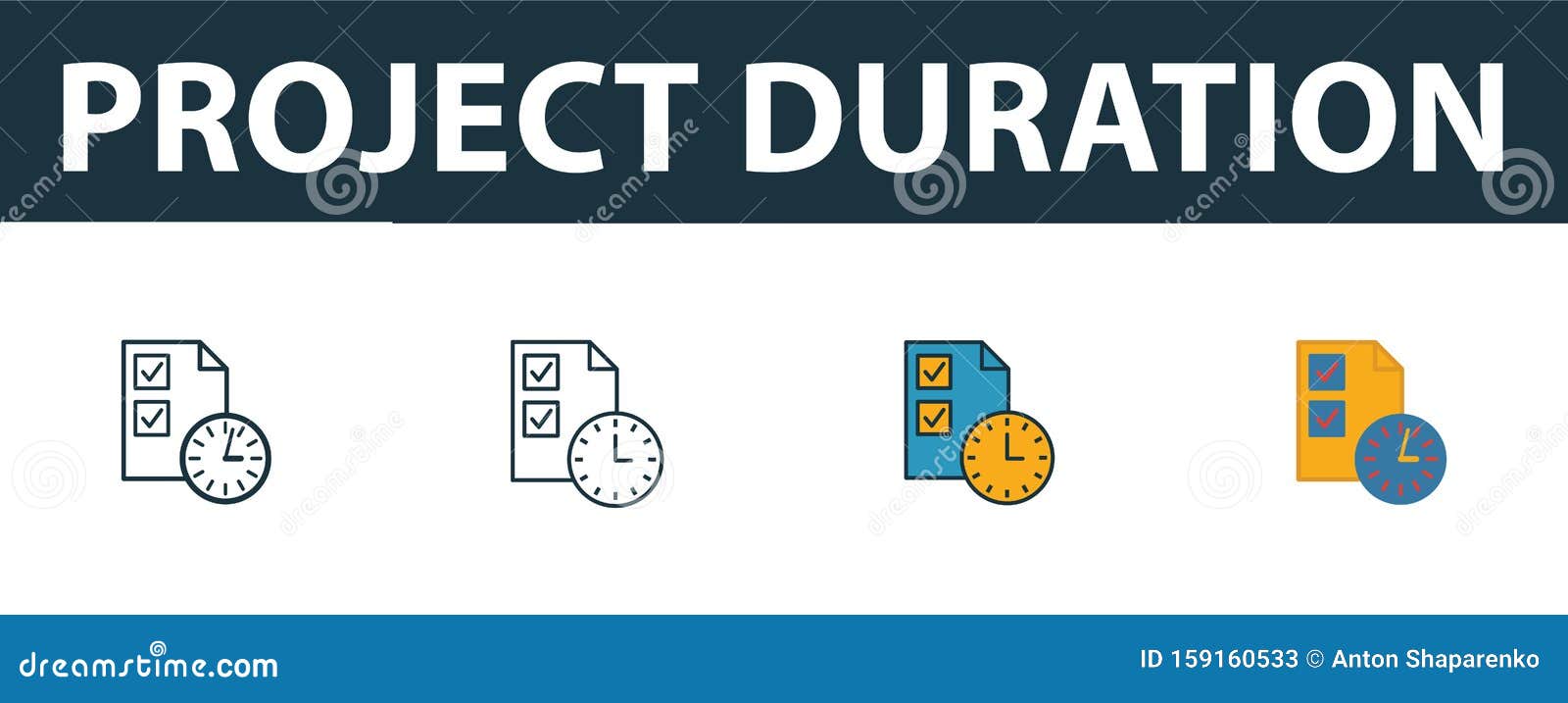 Project Duration Outline Icon. Thin Line Concept Element From Risk ... Project Duration Outline Icon. Thin Line Concept Element From Risk ...
