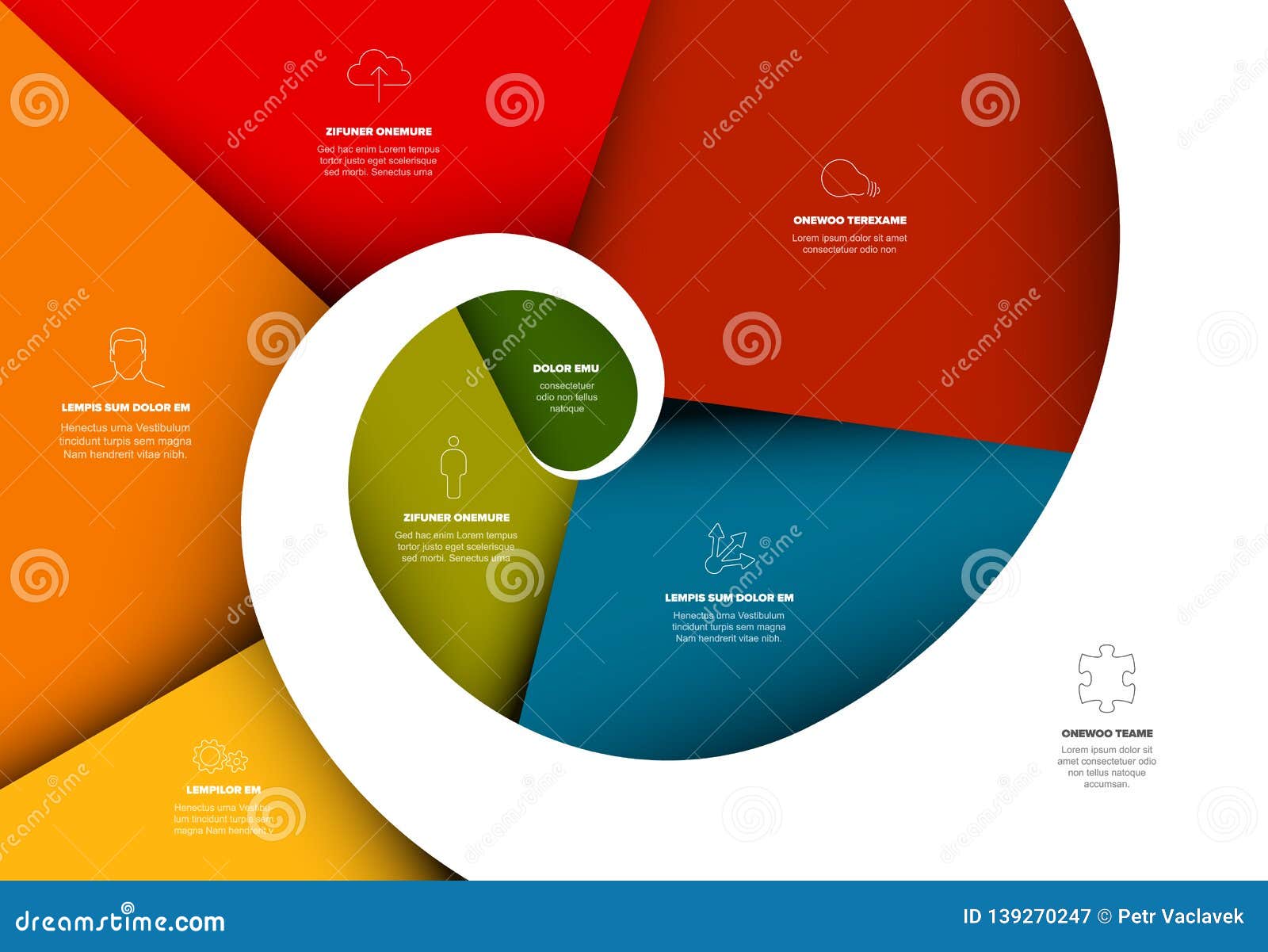 Project Evolution Timeline Template Stock Vector - Illustration of ...