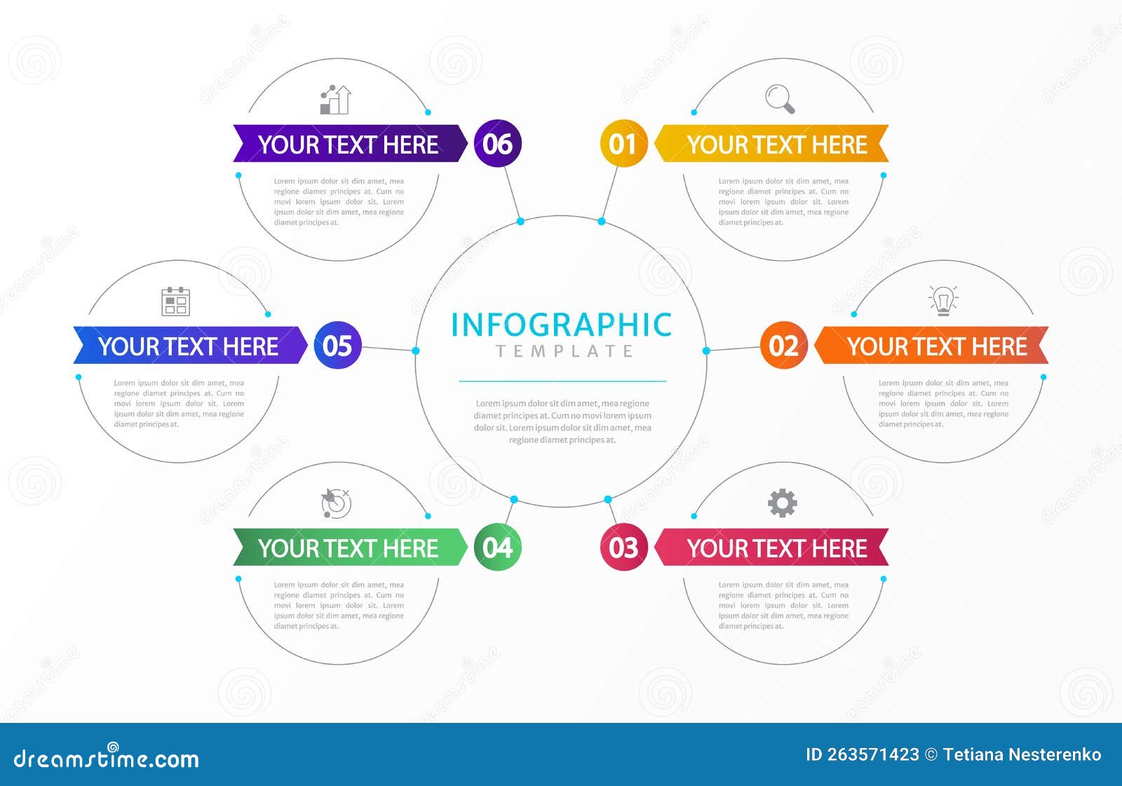 Project Expectations Infographic Chart Design Template Stock Vector ...