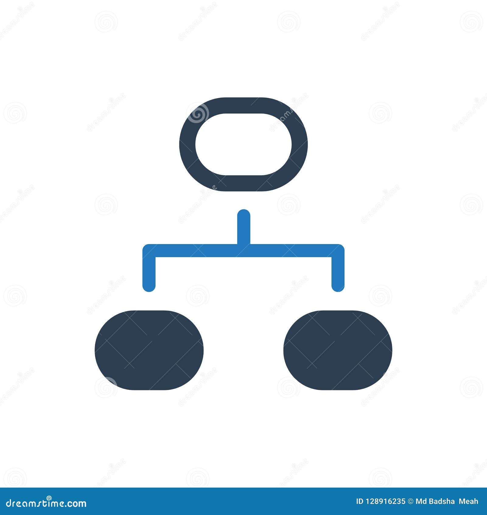 Project flowchart icon stock vector. Illustration of symbol - 128916235