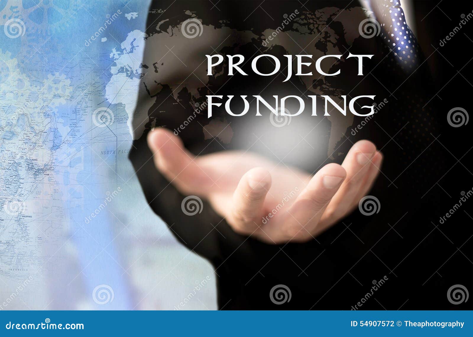 Project funding concept. stock photo. Image of donation - 54907572
