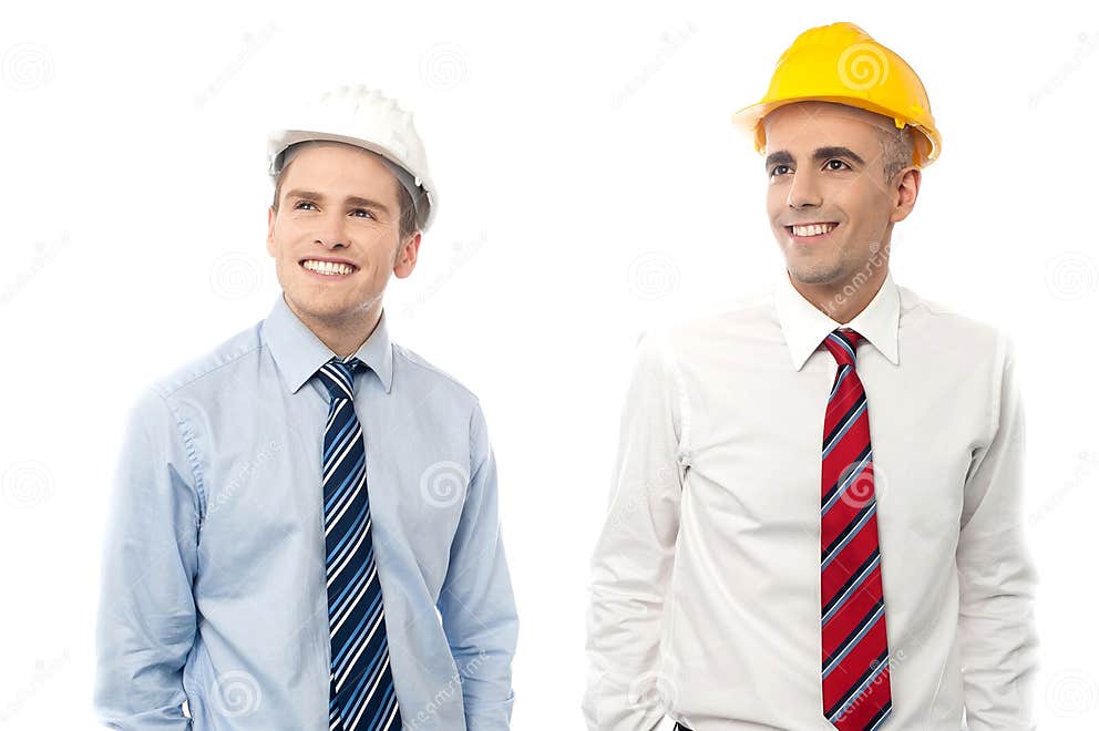 The Project is Going on Smooth. Stock Photo - Image of builders, hard ...