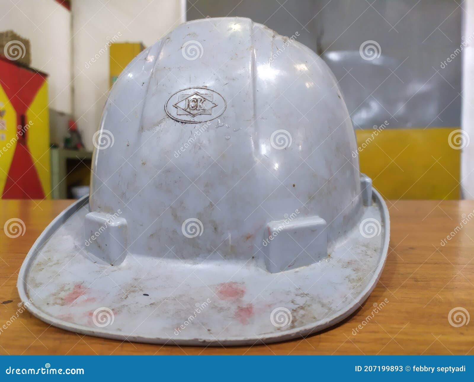 Project Helmet with Hard Work from Plant Editorial Stock Photo - Image ...