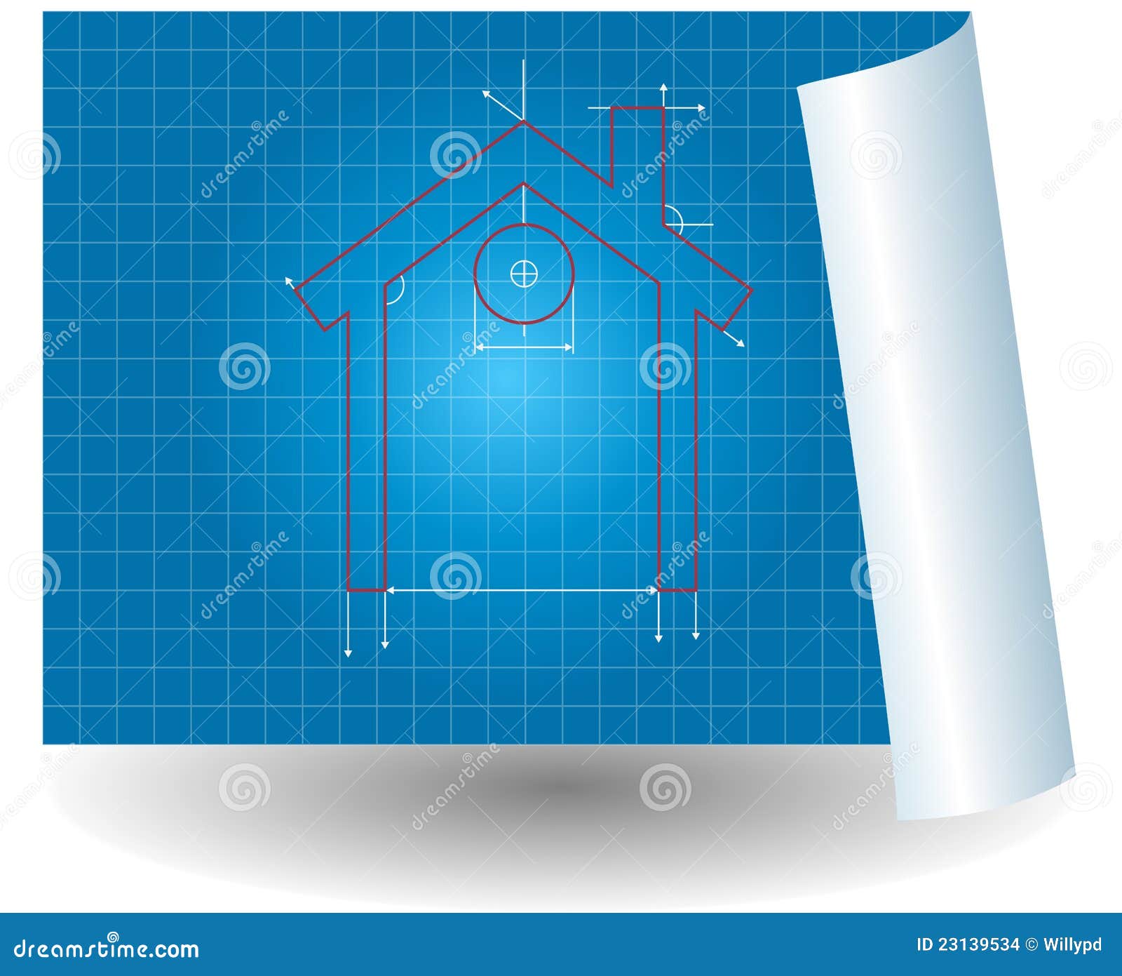 Project house chart stock vector. Illustration of professional - 23139534