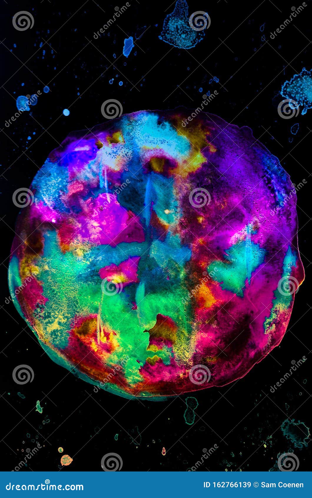 Project Imagine the Colours Space Stock Illustration - Illustration of ...